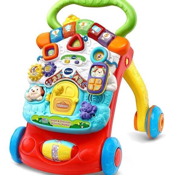 vtech | Toys | Vtech Interactive Baby Stroll Discover Activity Walker ...